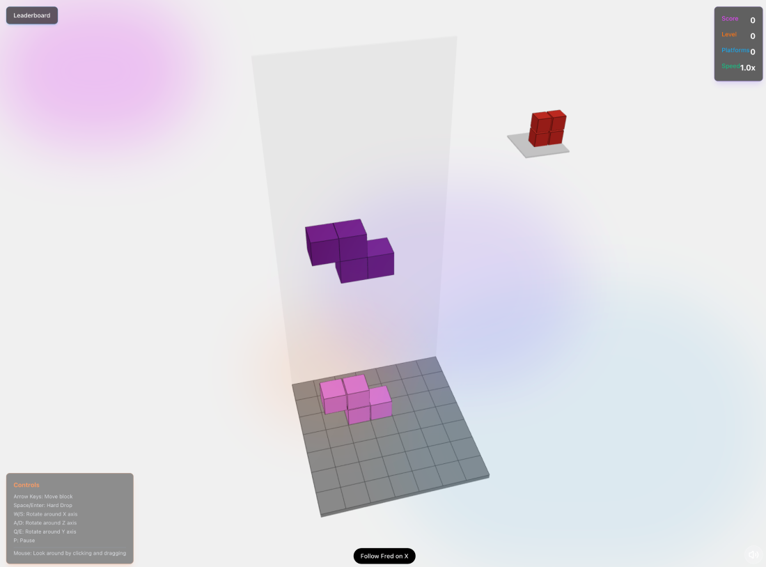 3D Tetris | Play on GameLab